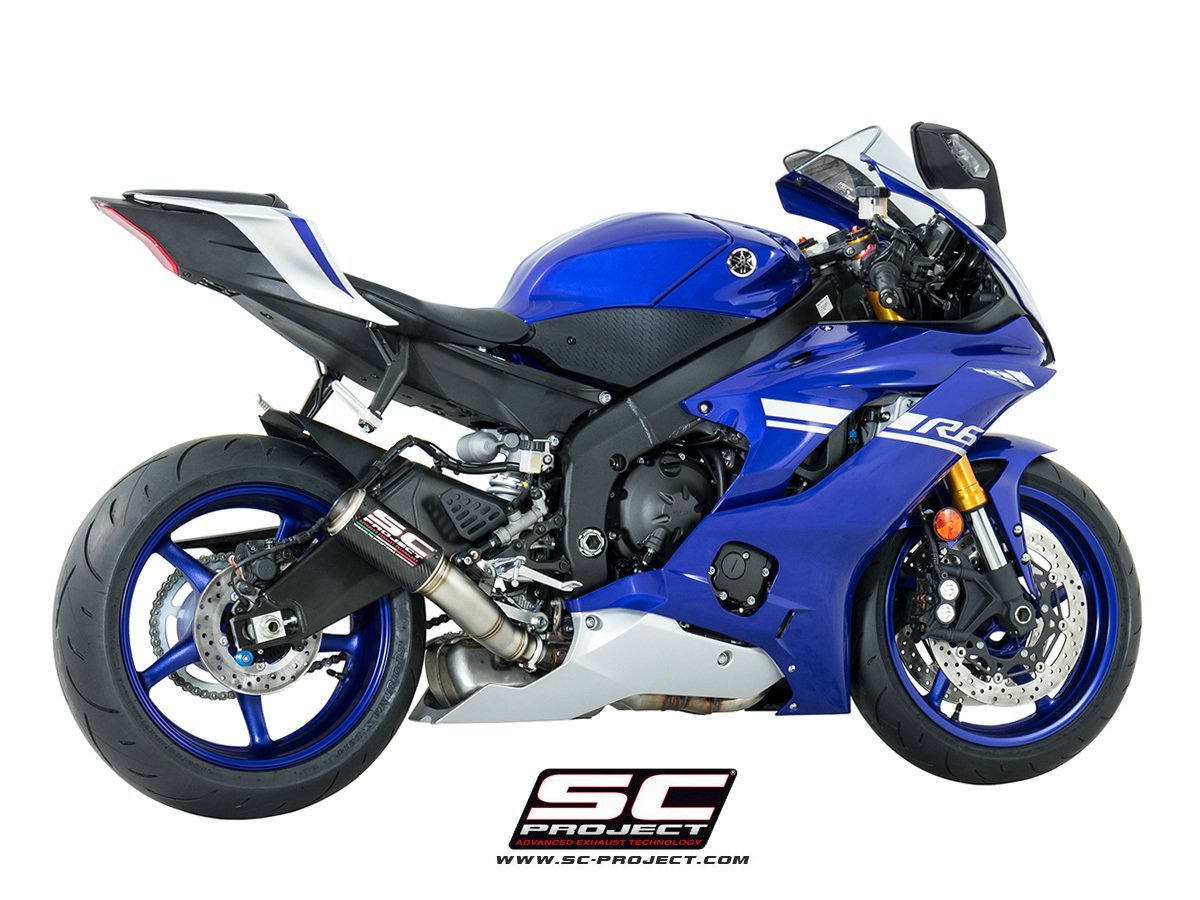 Yamaha YZF R6 2017+ SC Project CR-T Slip On Egzoz | SC Project | Yamaha ...